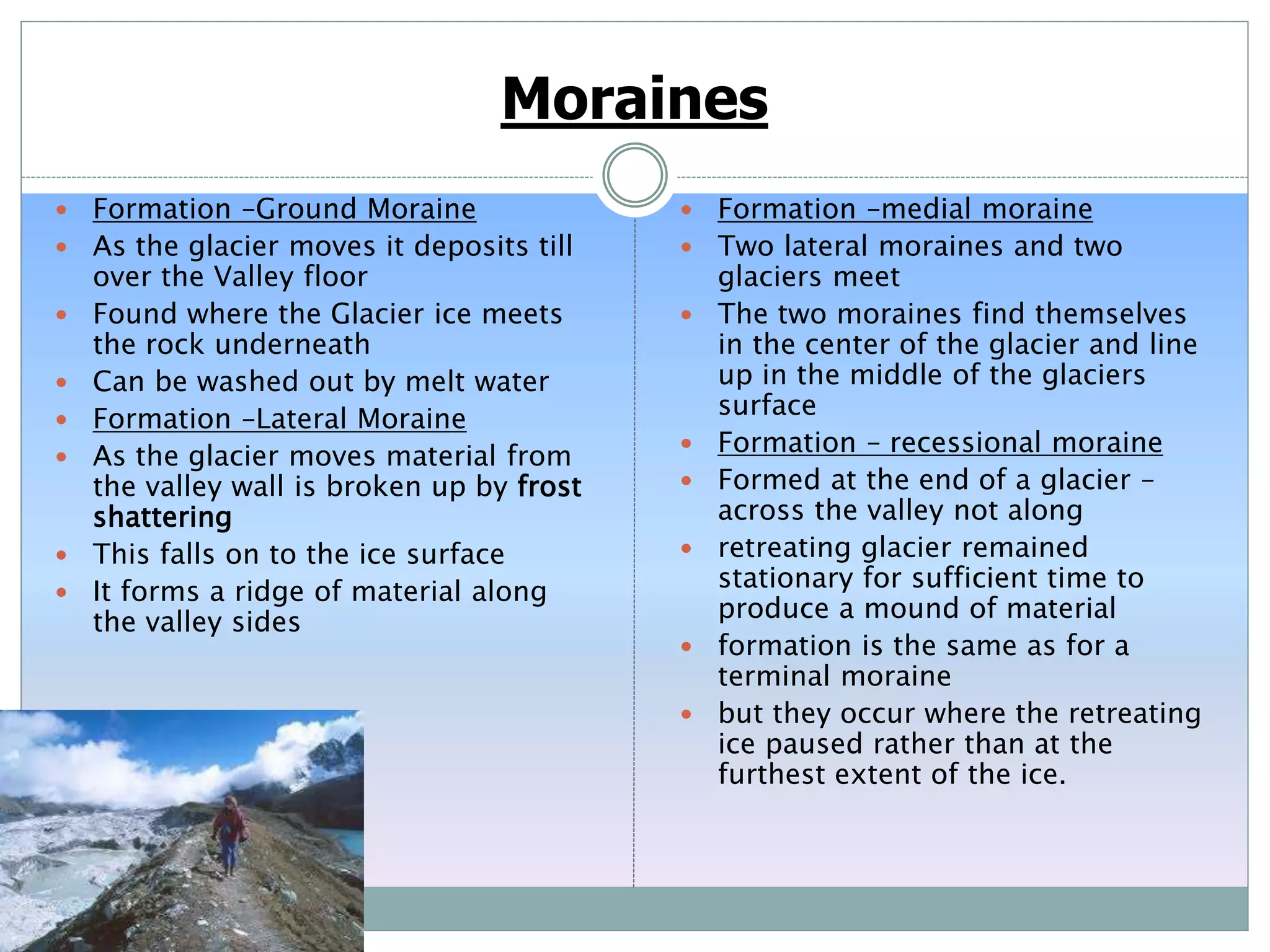 Glacial landforms AS Level Geography | PPTX