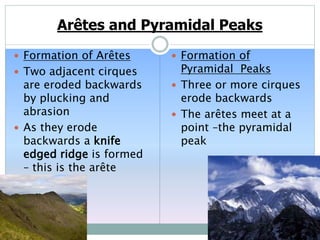 Glacial landforms AS Level Geography | PPTX