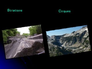 Glacial processes and their land forms. | PPT