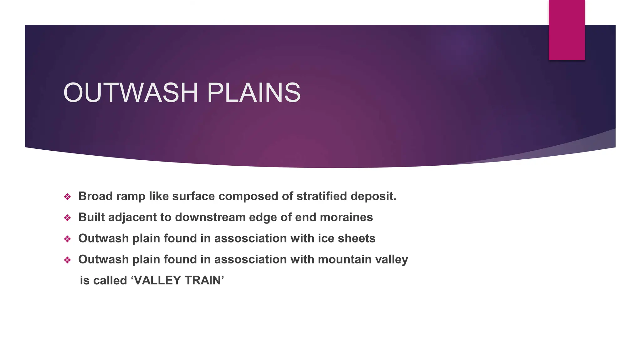 Glacier Geomorphology , Erosional landforms,Depositional Features ...