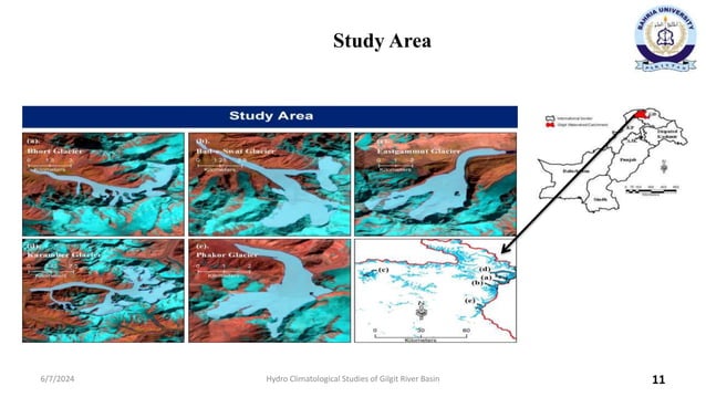 Hydro- climatological study of Gilgit River Basin Pakistan | PPTX