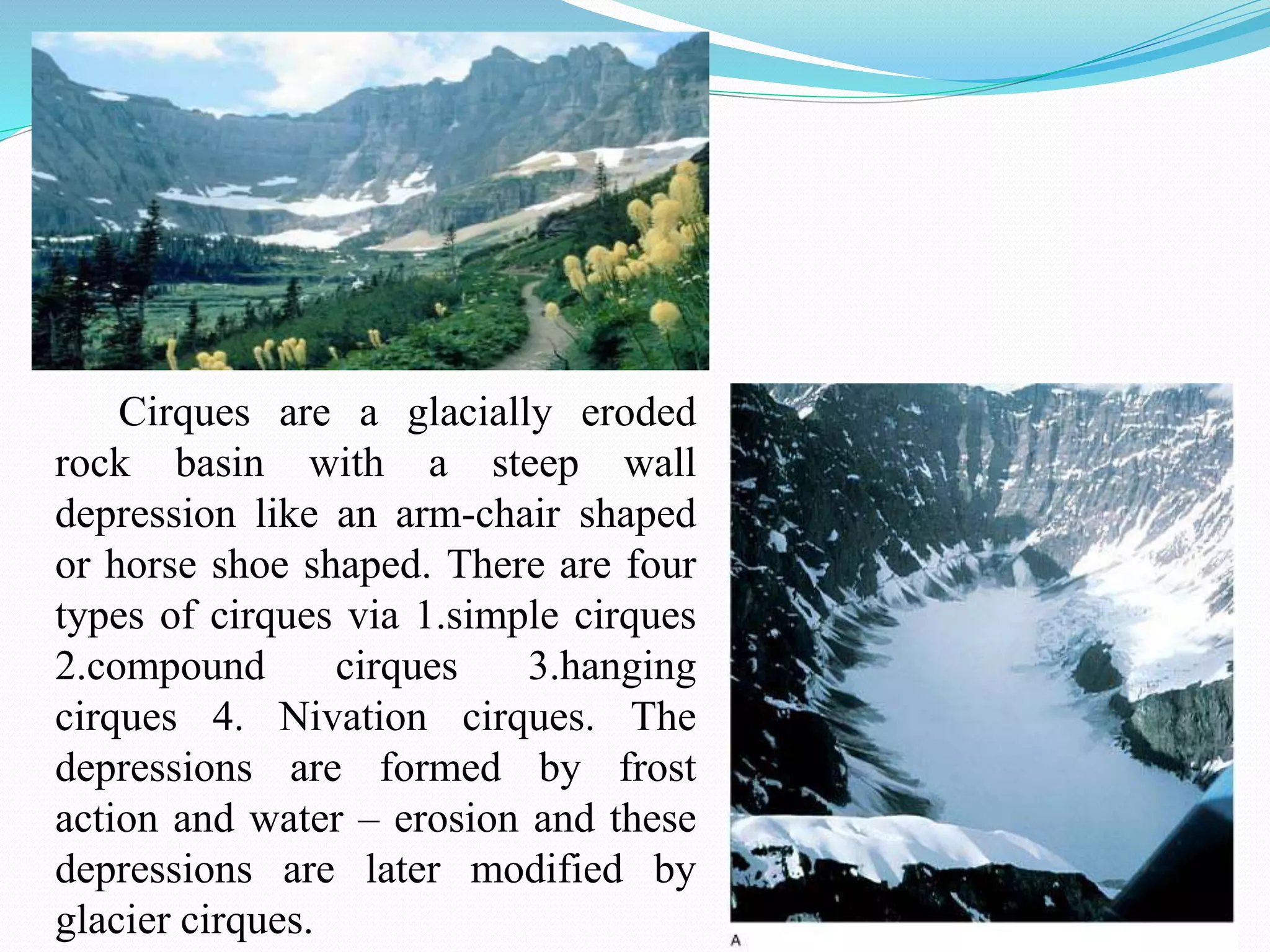 Glacier formation and landforms | PPTX | Geography | Science