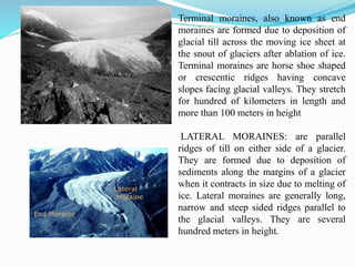 Glacier formation and landforms | PPTX | Geography | Science