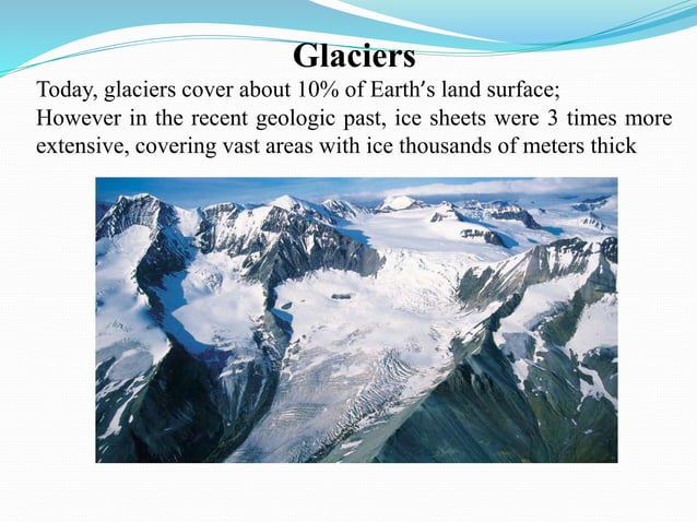 Glacier formation and landforms | PPTX | Geography | Science