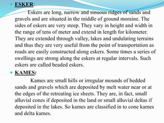 Glacier formation and landforms | PPTX | Geography | Science