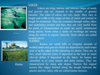 Glacier formation and landforms | PPTX | Geography | Science