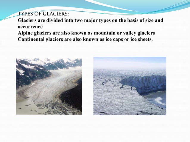 Glacier formation and landforms | PPTX | Geography | Science