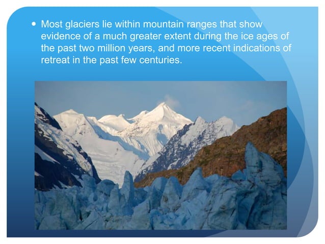 Glacier presentation | PPTX | Environment | Science