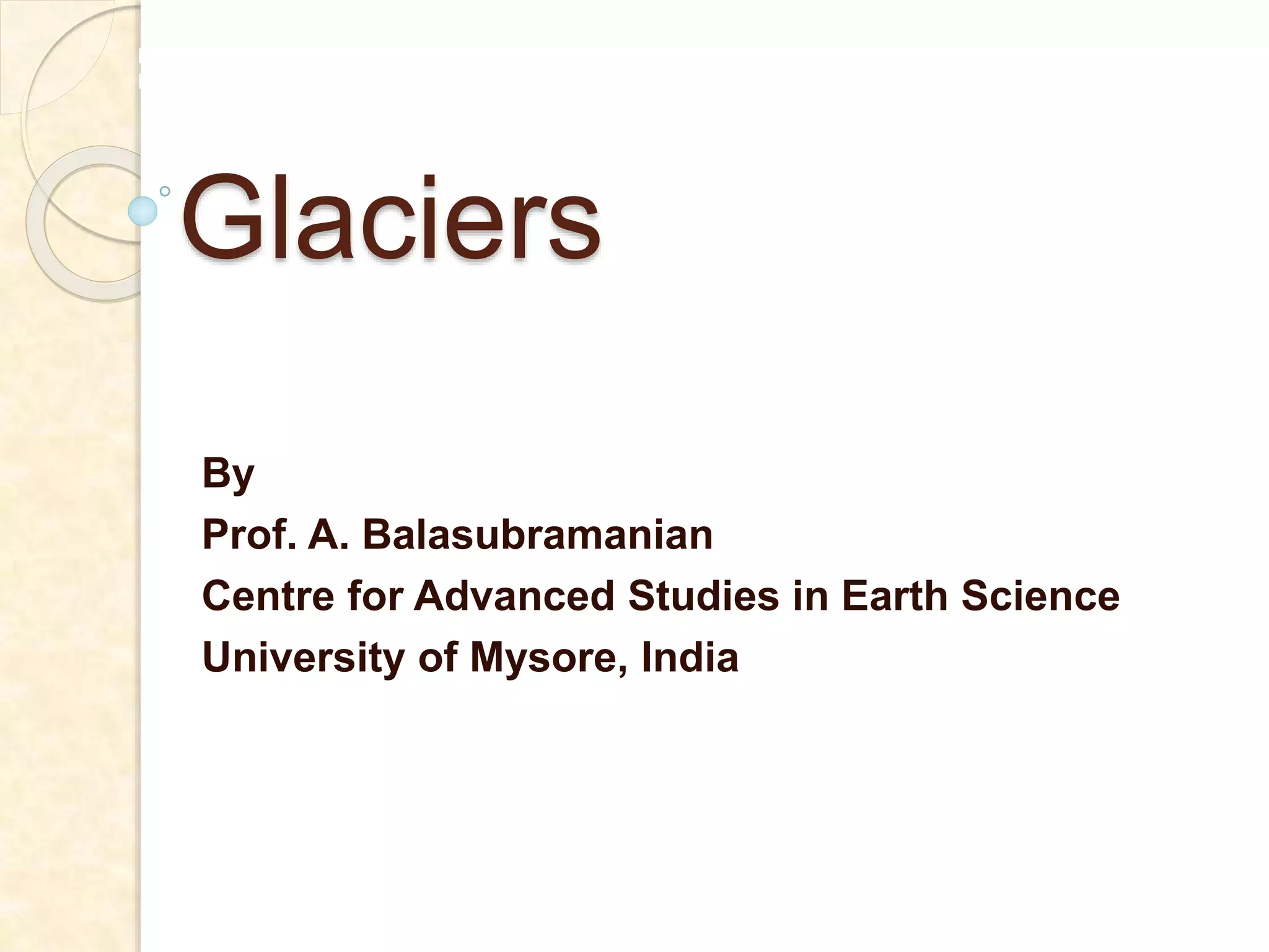 Glaciers | PPT