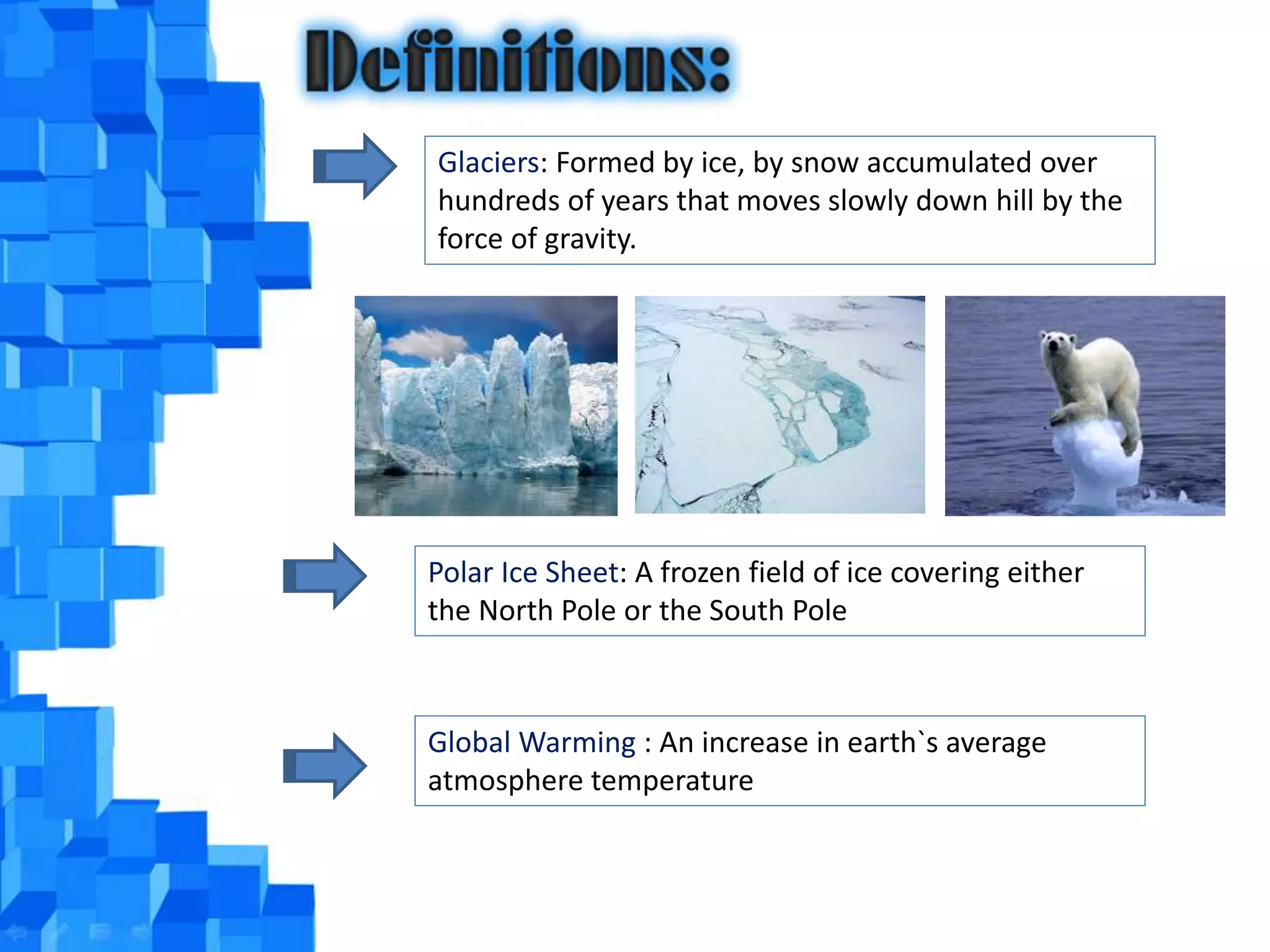 Glaciers, Polar Ice and Global Warming | PPTX