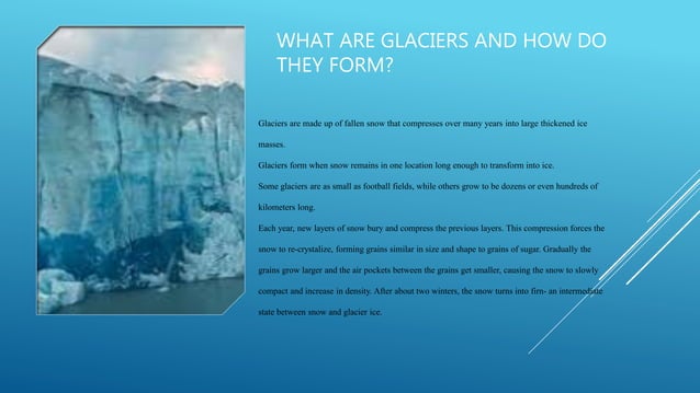 Glaciers project | PPT