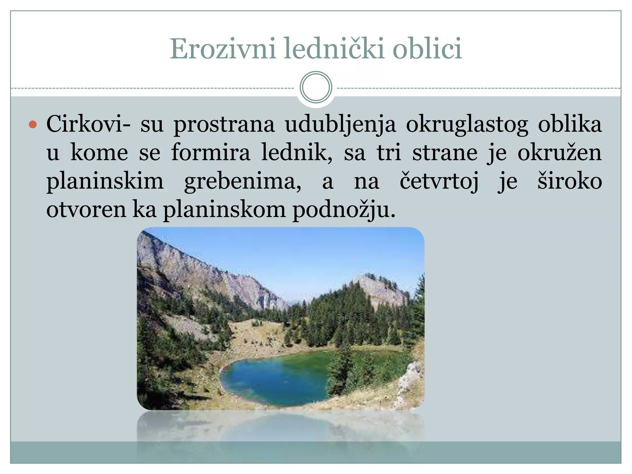 Glacijalna erozija | PPTX