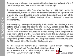 Paritosh Ladhani - G Ladhani Group | PPTX