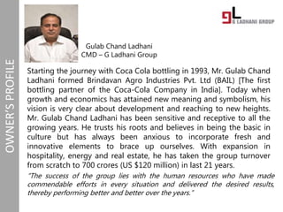 Paritosh Ladhani - G Ladhani Group | PPTX