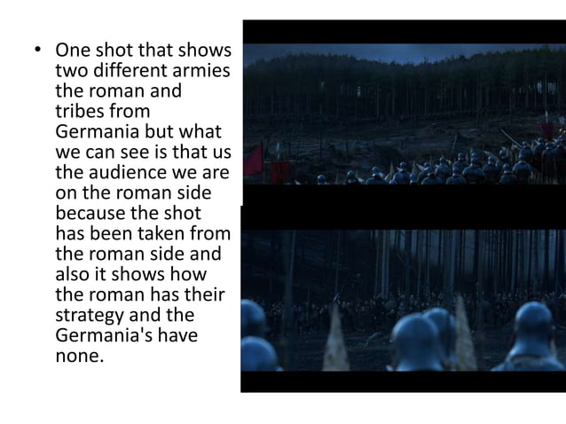 Gladiator opening sequence | PPTX | Movies | Entertainment