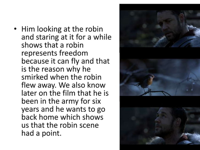 Gladiator opening sequence | PPTX | Movies | Entertainment