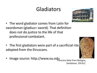 Gladiators | PPTX