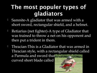 Gladiators 101 corrected | PPT
