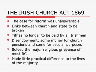 Gladstone And Ireland | PPT