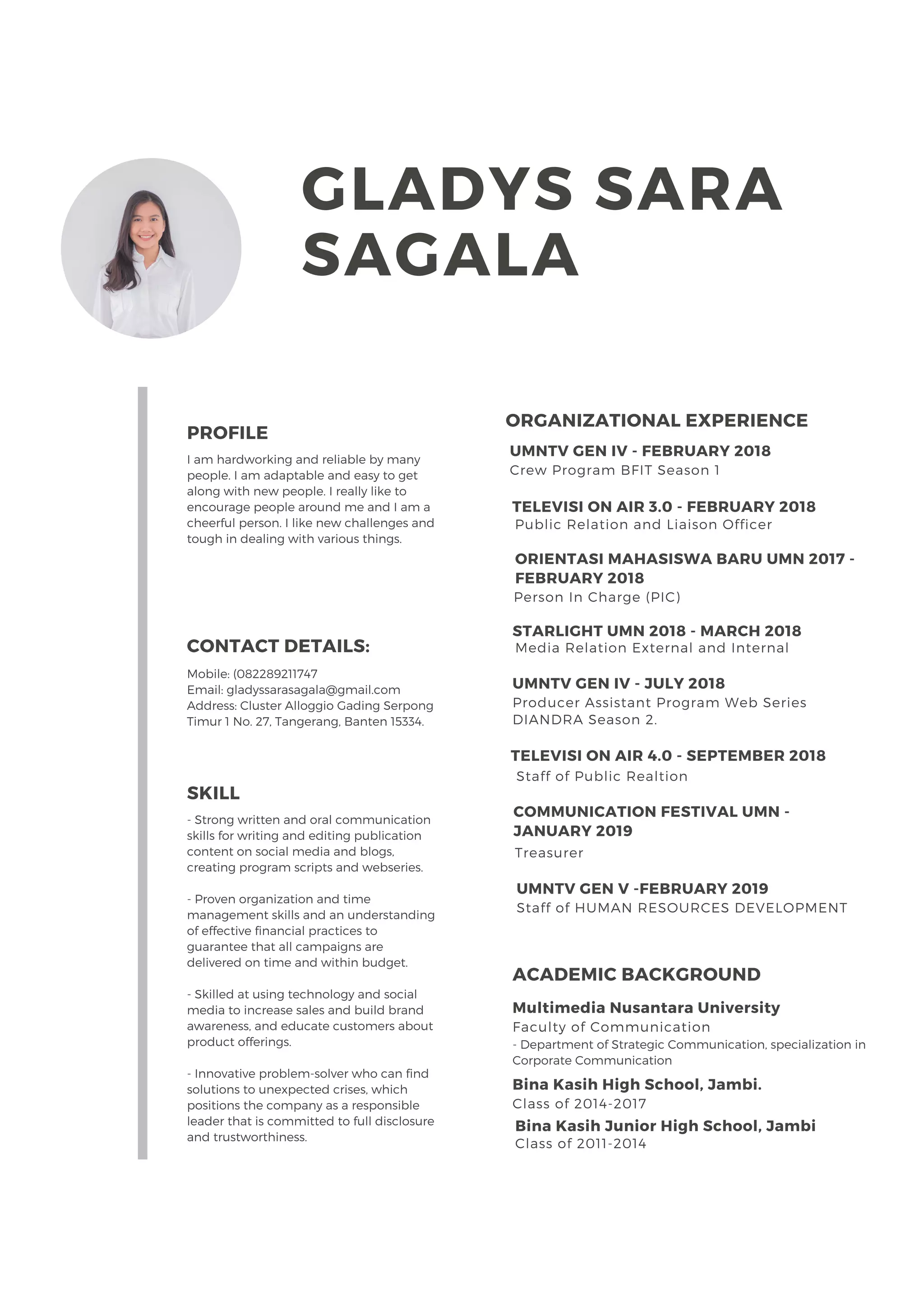 Gladys sara sagala | PDF