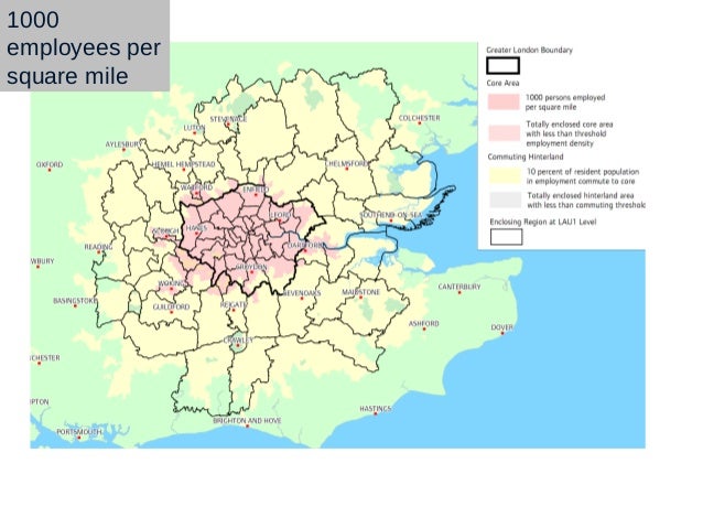 The true size of London: London's Functional Urban Region