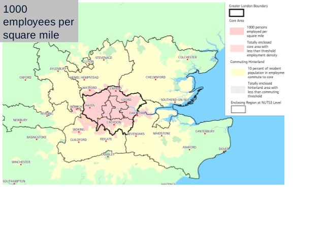 The true size of London: London's Functional Urban Region