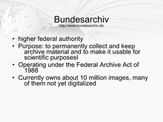 The anatomy of a 100,000 image cooperation German Federal Archives ...