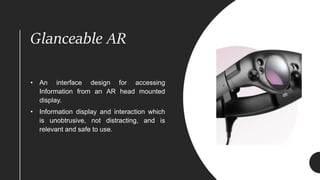 Glanceable AR .pptx