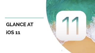 Glance at iOS 11 | PPT