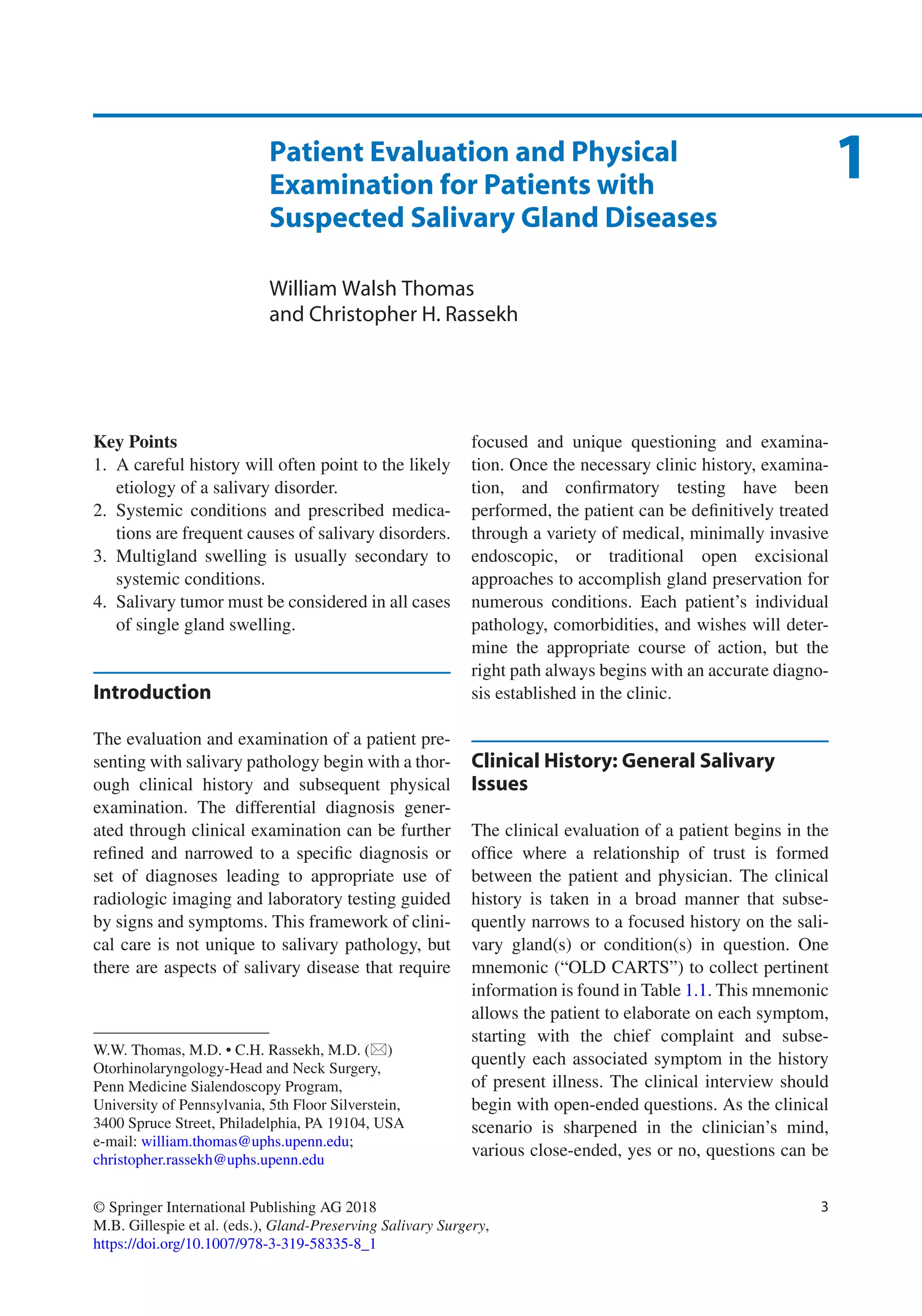 Gland preserving salivary surgery | PDF