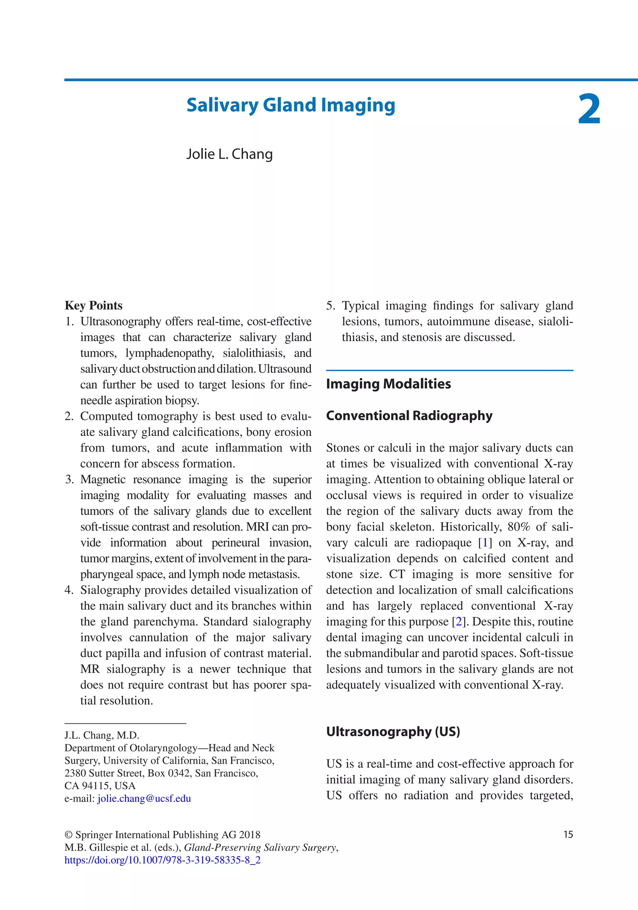 Gland preserving salivary surgery | PDF
