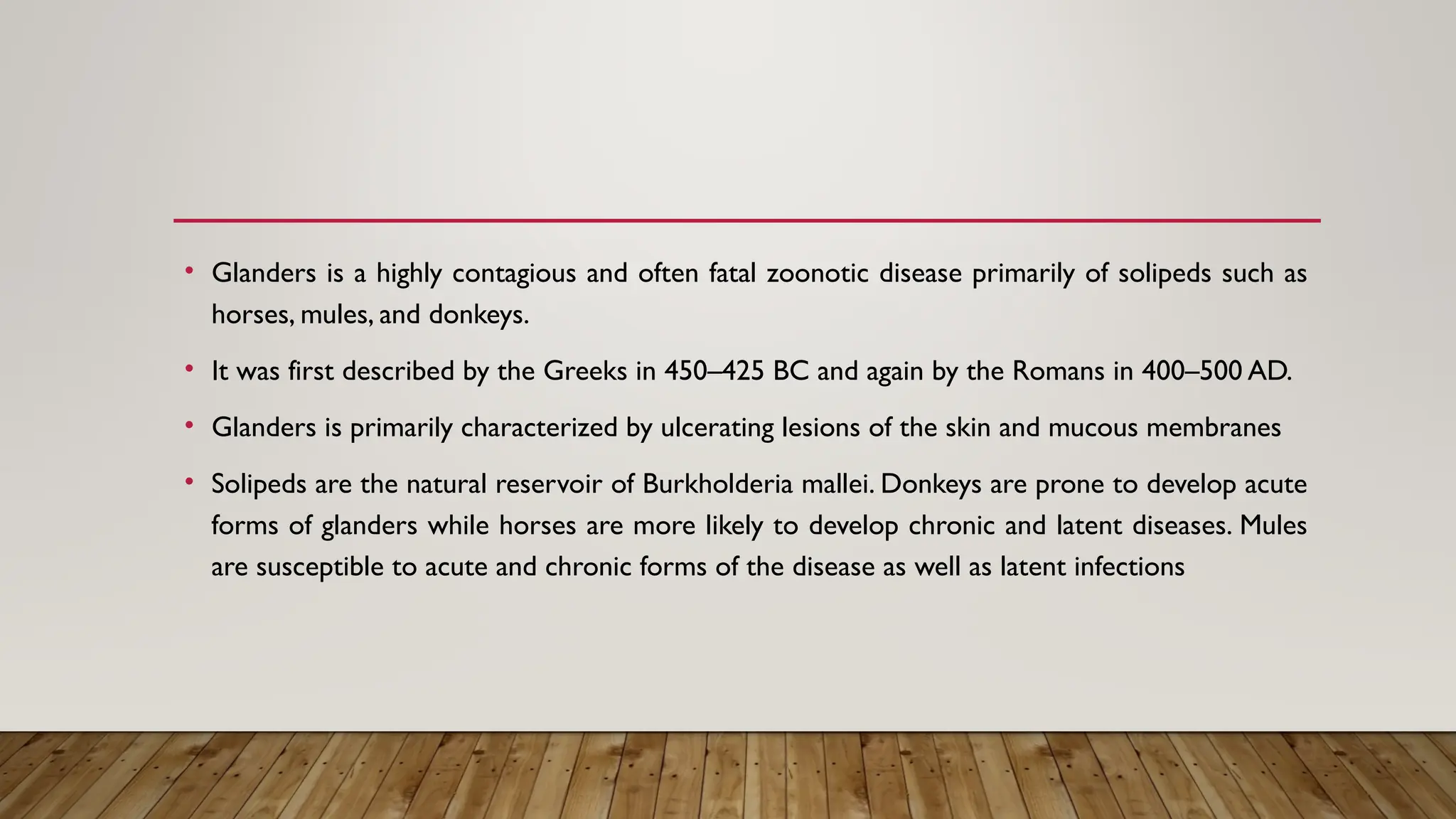 Bacterial disease horse duseaseGlanders.ppt
