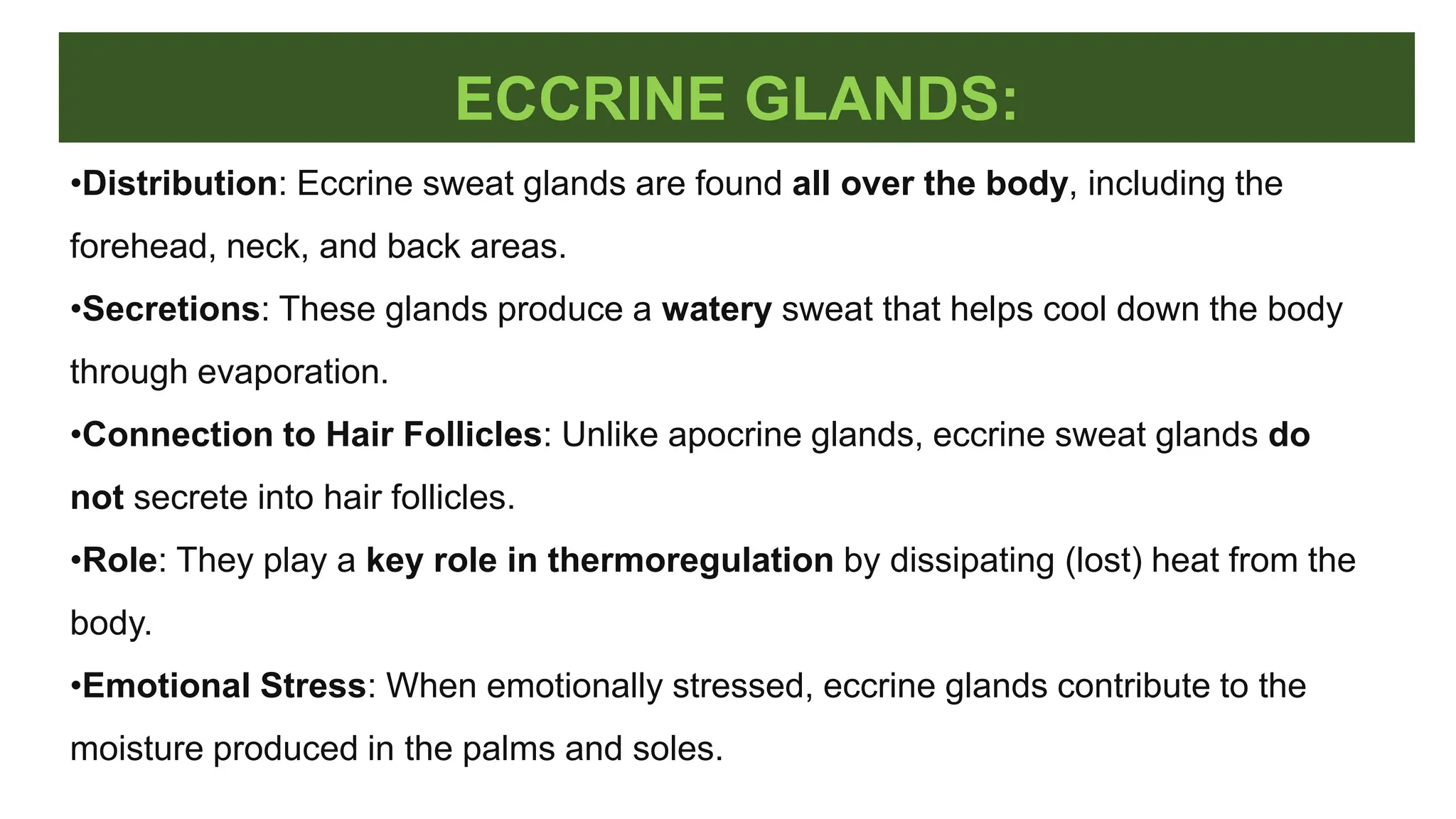 GLANDS IN THE SKIN,FUNCTIONS AND ABNORMALITIES ..pptx
