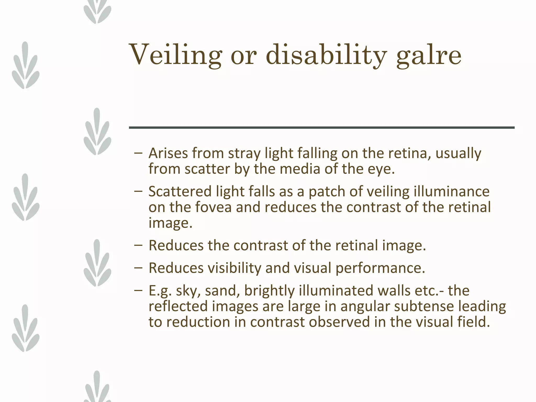 Glare testing and dark adaptation | PPT