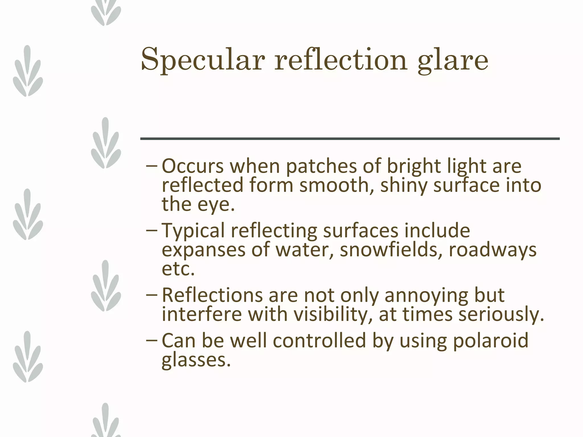 Glare testing and dark adaptation | PPT
