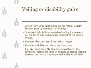 Glare testing and dark adaptation | PPT