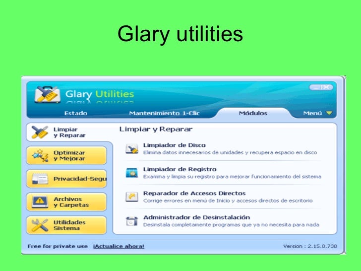 Glary utilities