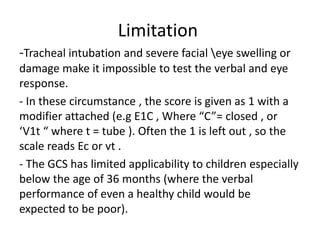Glasco coma scale | PPTX