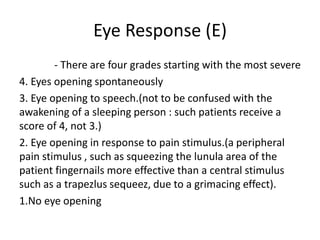 Glasco coma scale | PPTX
