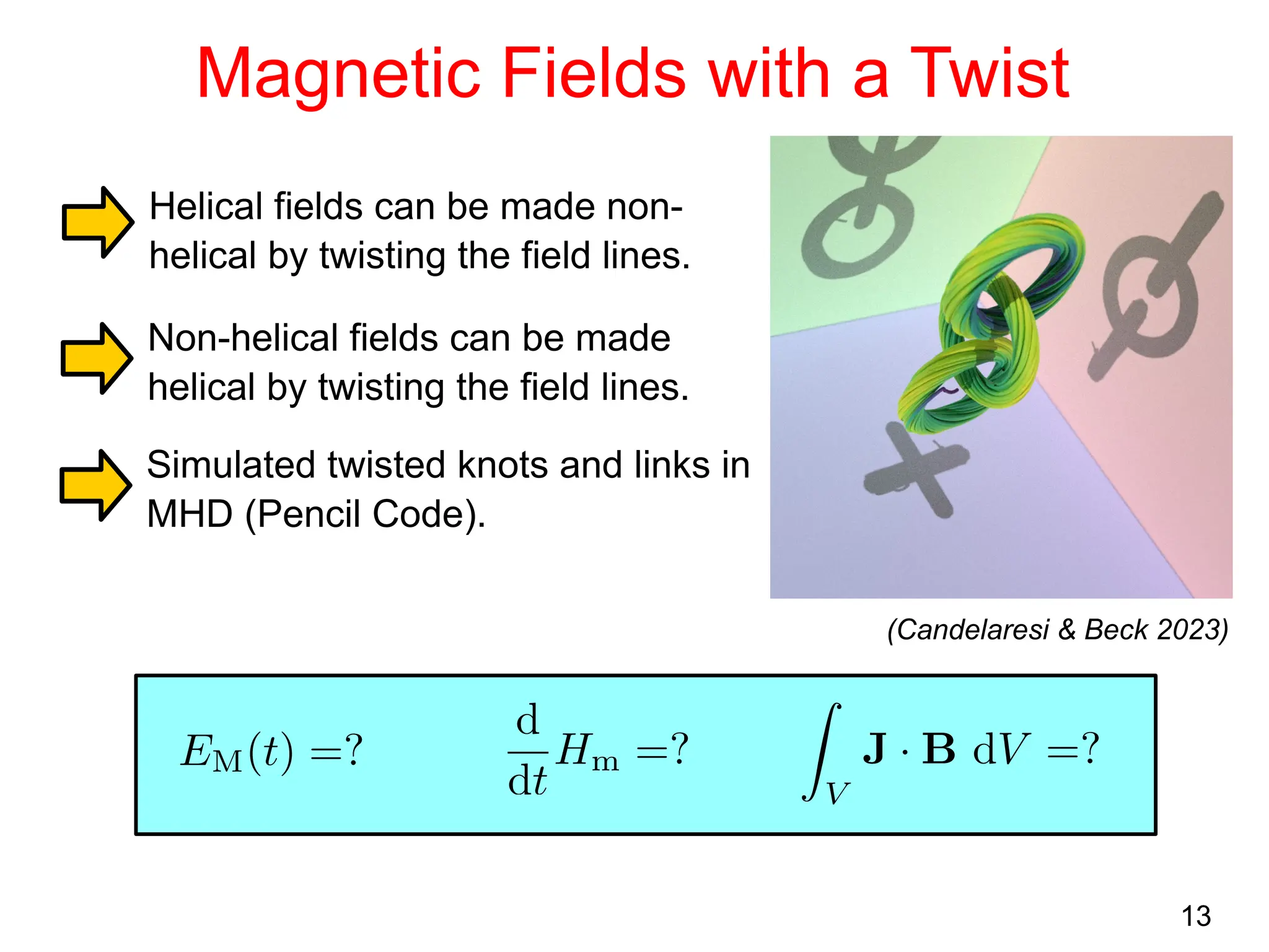 Methods for Quantifying Magnetic Field Topology | PPT Methods for Quantifying Magnetic Field Topology | PPT