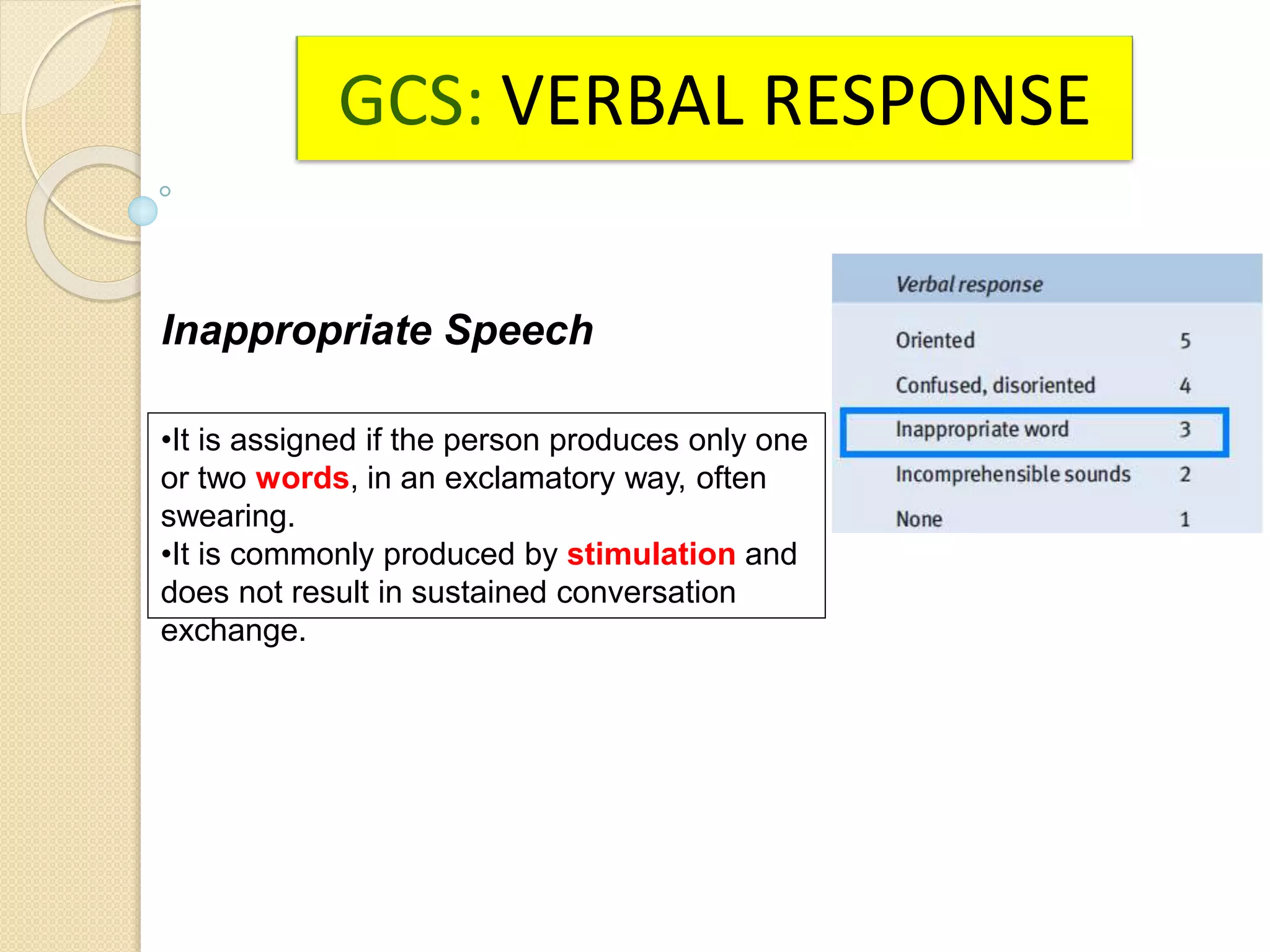 Glasgow Coma Scale Presentation | PPTX