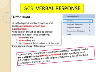 Glasgow Coma Scale Presentation | PPTX