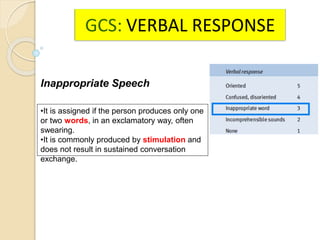 Glasgow Coma Scale Presentation | PPTX