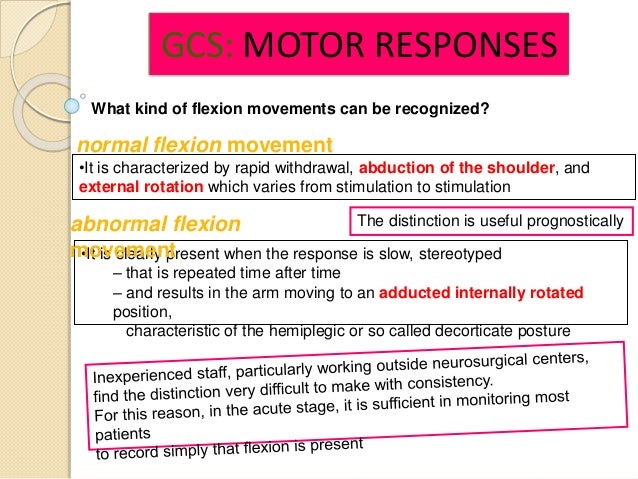 Glasgow Coma Scale Presentation