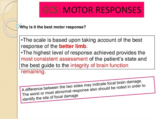 Modified Glasgow Coma Scale for Infants and Children – DR. TRYNAADH