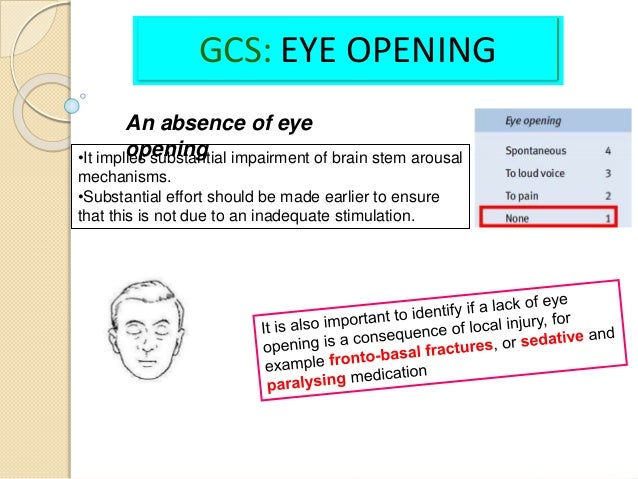 Glasgow Coma Scale Presentation