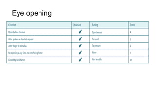 Glasgow coma scale | PPTX