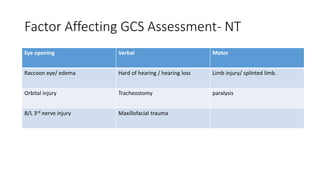 Glasgow coma scale | PPTX
