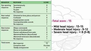 Glasgow coma scale | PPTX