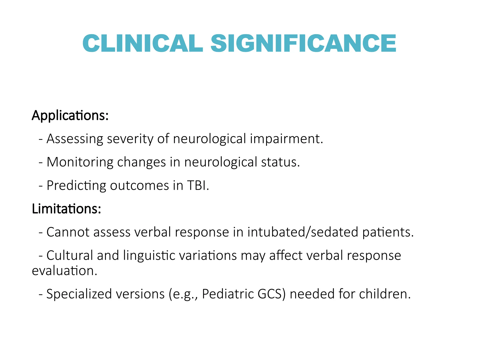 Glasgow Coma Scale (GCS) Presentation... | PPTX